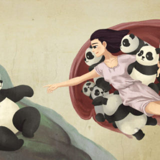 Πώς θα ήταν μερικά από τα γνωστότερα έργα τέχνης με μερικά panda; (gifs ...